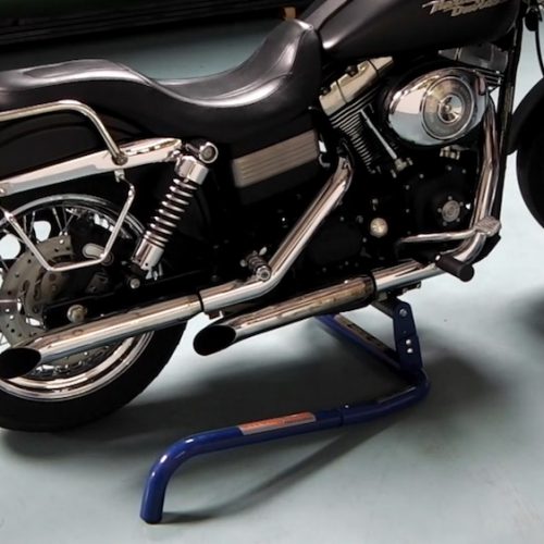 StrongArm Harley Jack | Motorcycle Lift | EazyRizer Big Blue USA ...