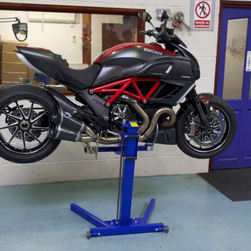 Motorcycle Lifts | Motorcycle Lift | EazyRizer Big Blue USA ...